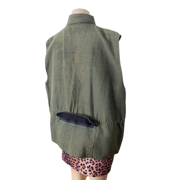 Jackets & Coats | Army Green Urban Vest With Embroidered Patches | Poshmark